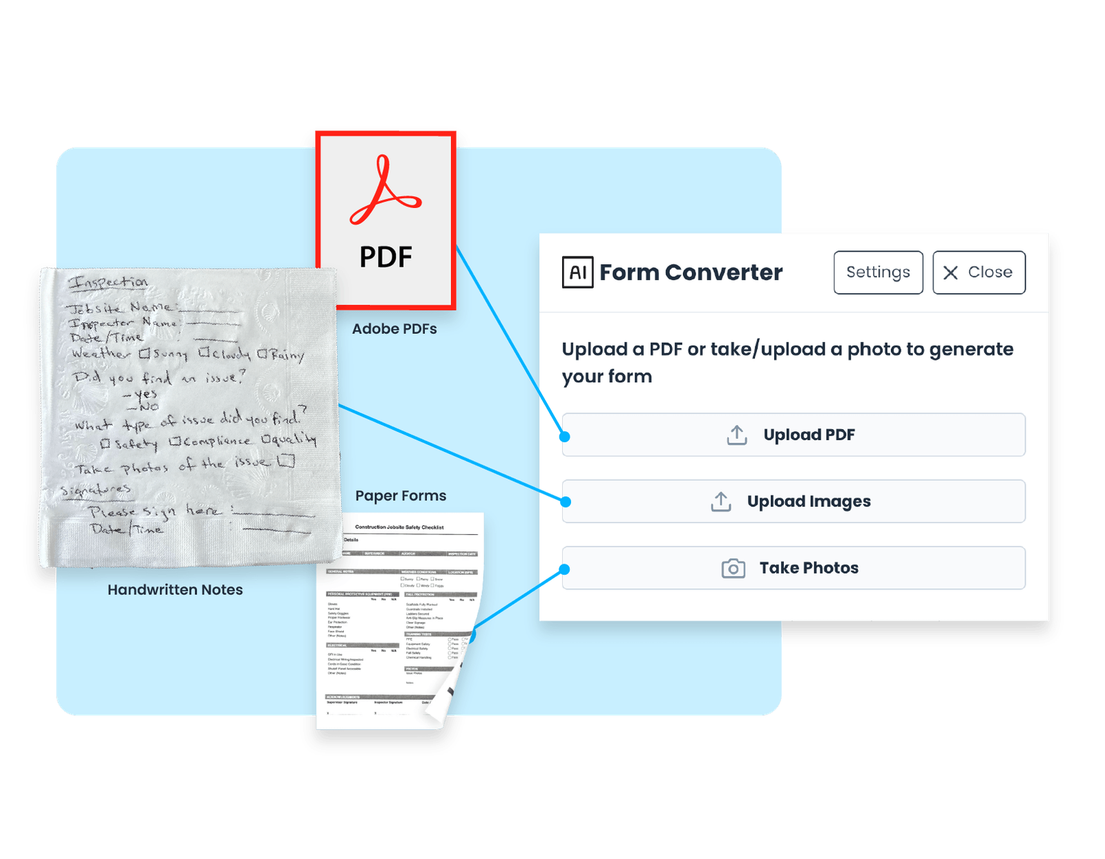AI Form Converter | Convert Paper Forms to PDFs